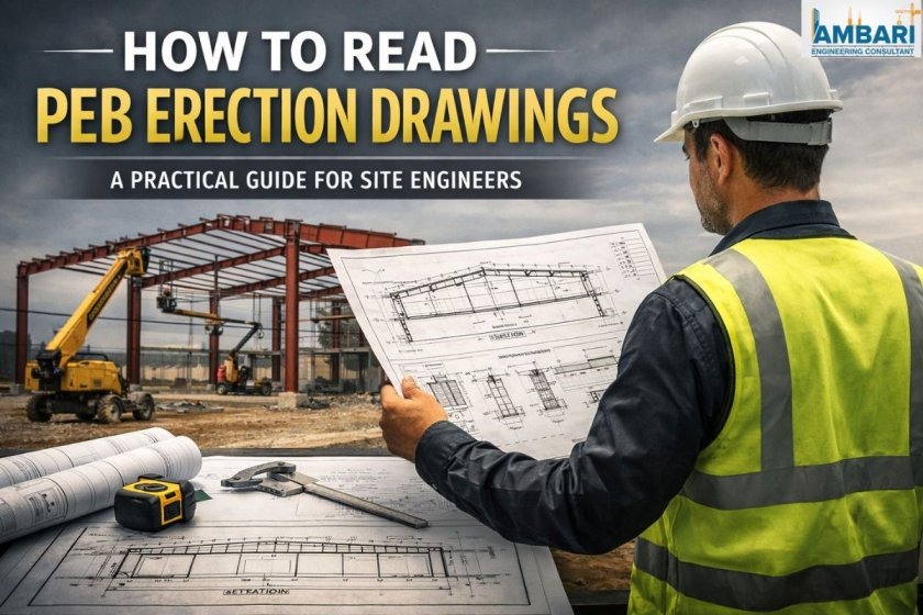 How to Read PEB Erection Drawings: A Practical Guide for Site Engineers